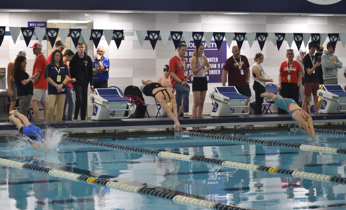 Splash zone: Lone Peak girls swimming wins fourth straight 6A title ...